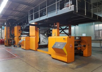 ALLSTEIN Hydro 10 Flexo central drum printing press 8 colors // Flexo ...