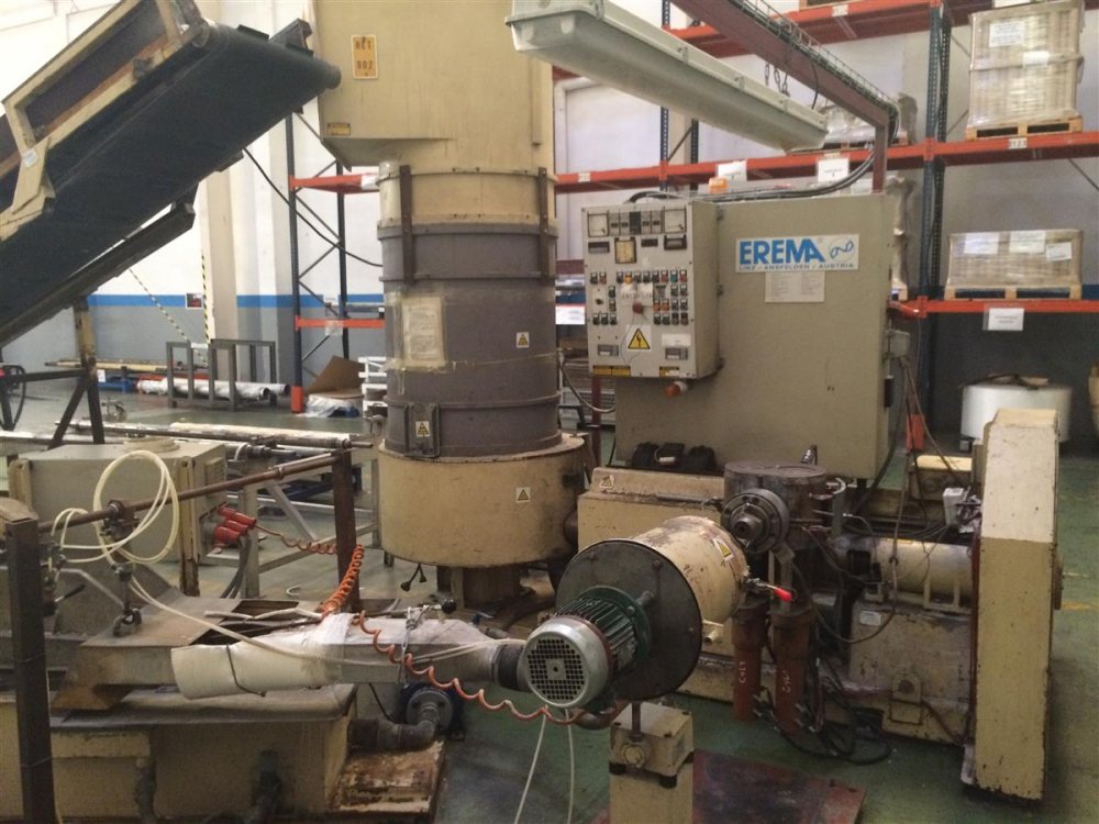 EREMA rm 80/160 Recycling // Regranulators // Film extrusion lines ...