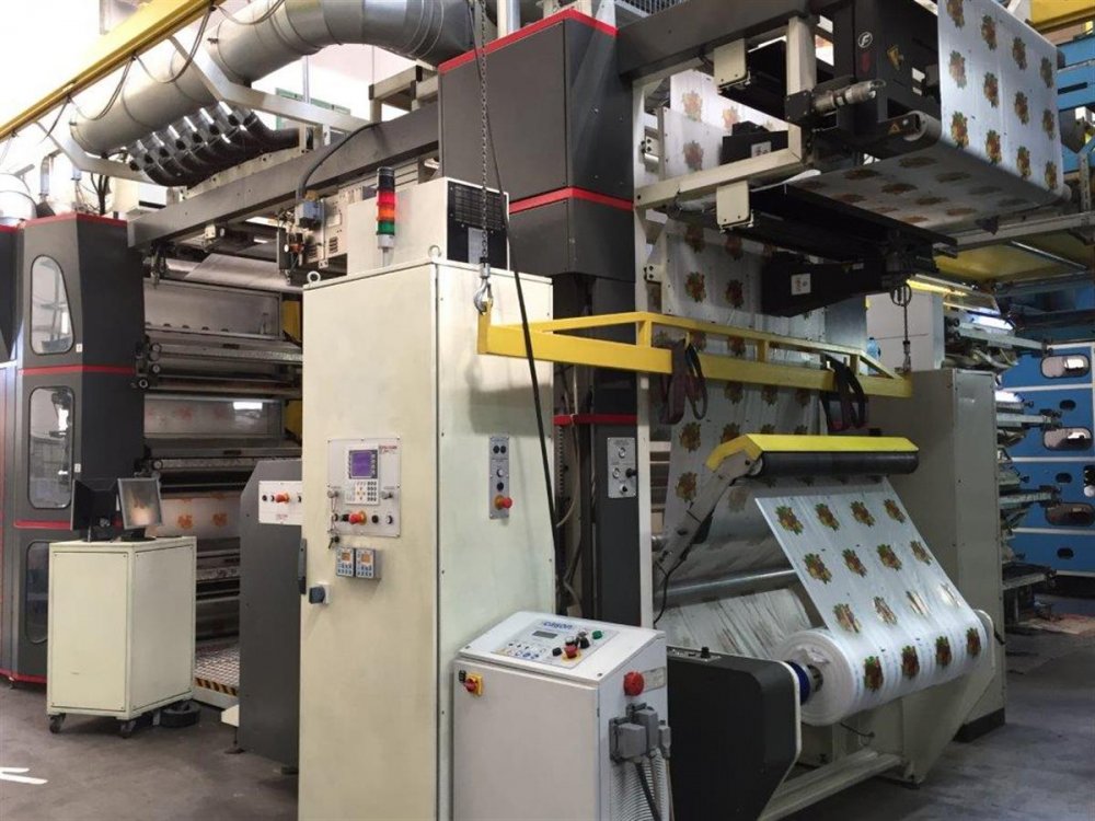 FILIPPINI PAGANINI Flexo stack printing machine // Flexo stack ...