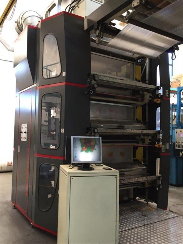FILIPPINI PAGANINI Flexo stack printing machine // Flexo stack ...