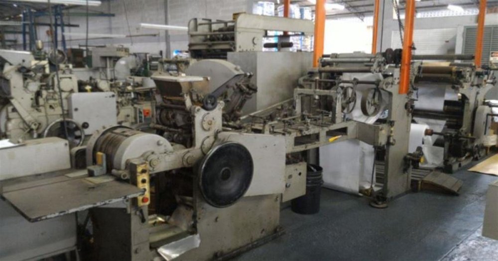 WINDMOELLER & HOELSCHER MATADOR 20 Paper flat satchel making machine ...