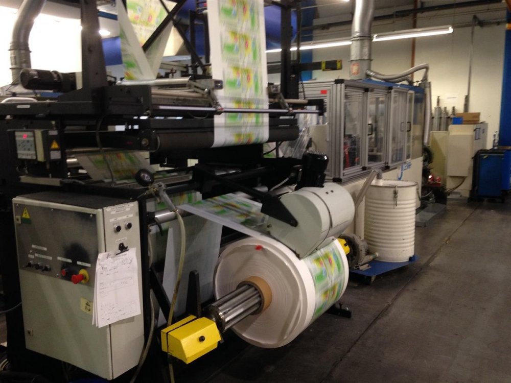 LEMO INTERMAT Bag making machine Wicketers // Film bag making // Bag ...