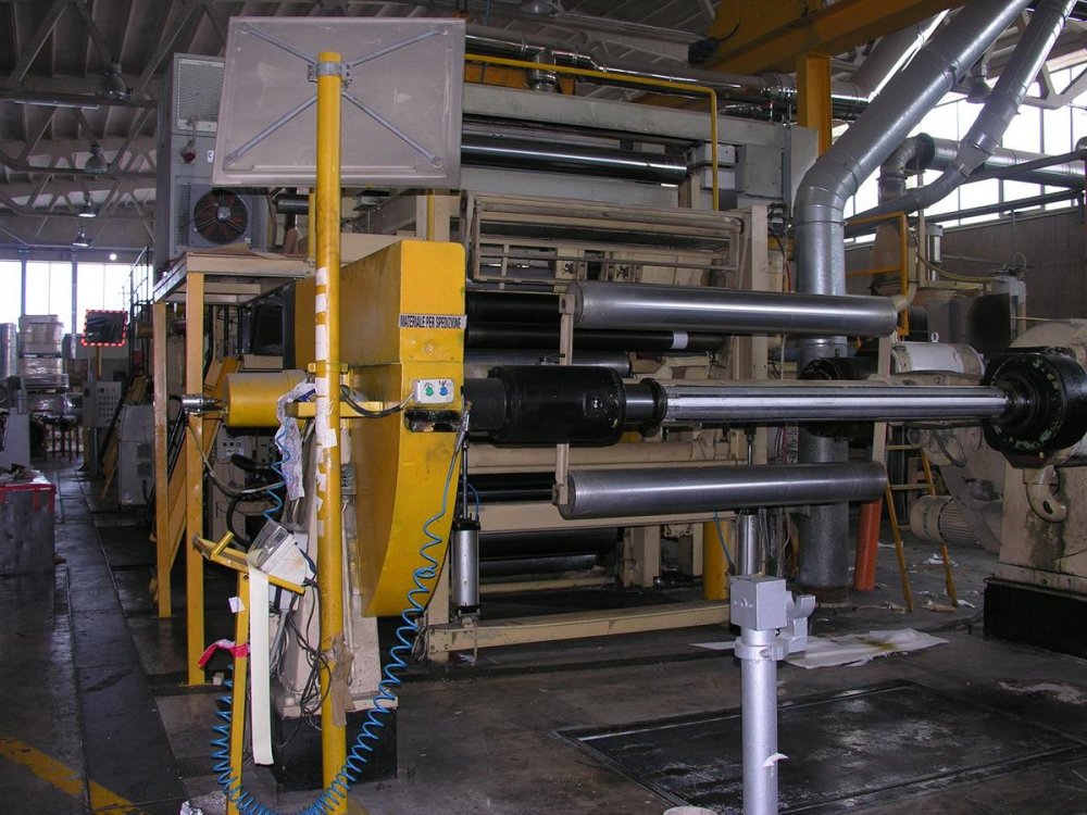 ROTOMEC DOLCI Extrusion lamination machine // Extrusion lamination ...