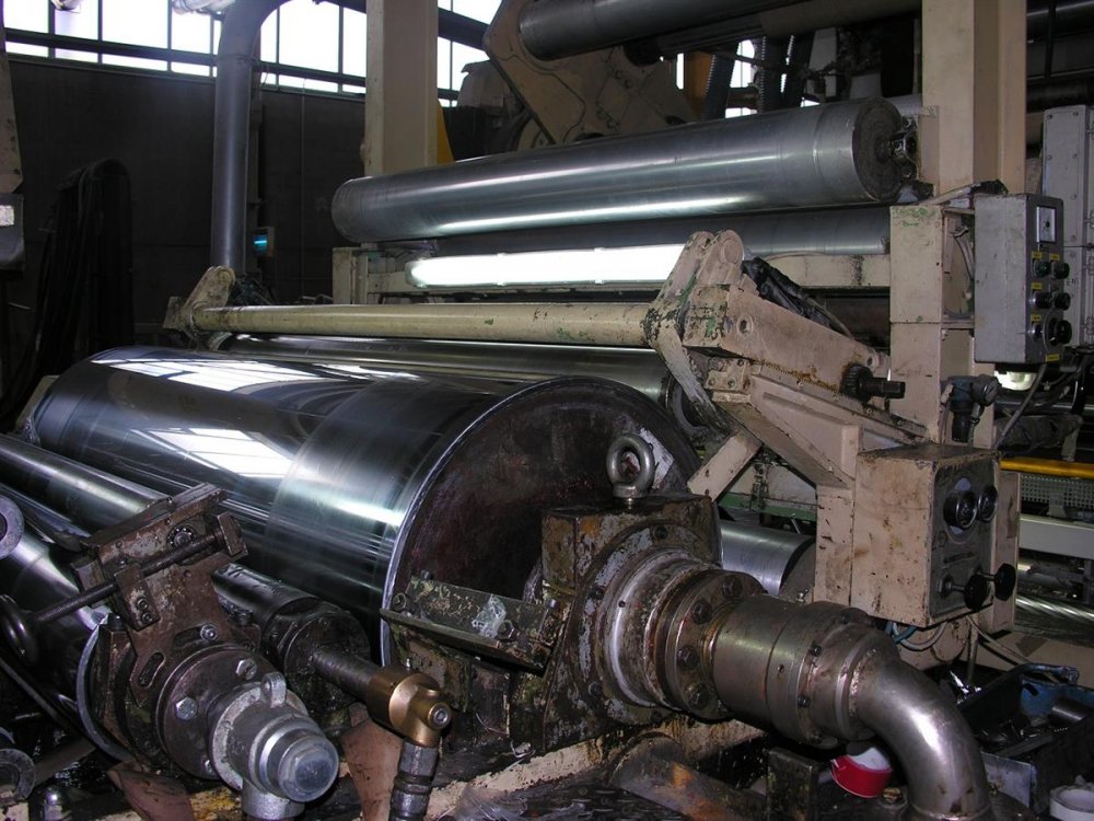 ROTOMEC DOLCI Extrusion lamination machine // Extrusion lamination ...