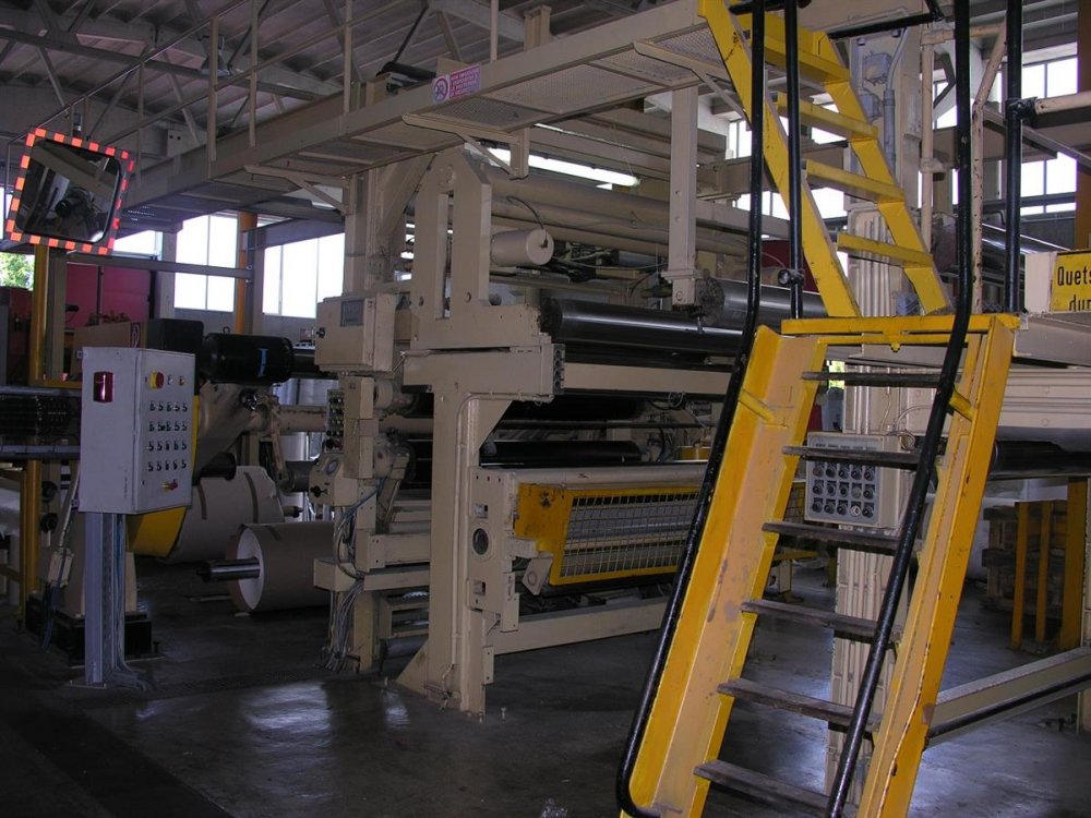 ROTOMEC DOLCI Extrusion lamination machine // Extrusion lamination ...