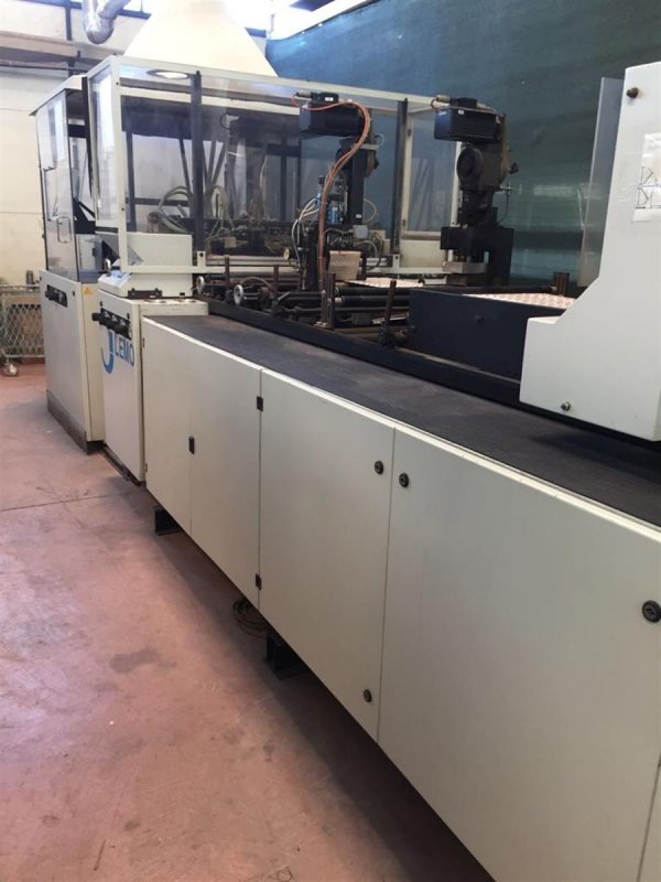 LEMO 850 DKT with inverter Bag making machine Patch handles // Film bag ...