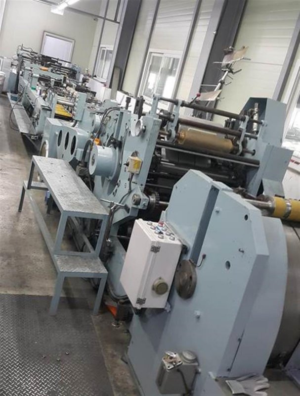 TOKYO PACK 45 SOS square bottom bag making machine // Paper bag making ...