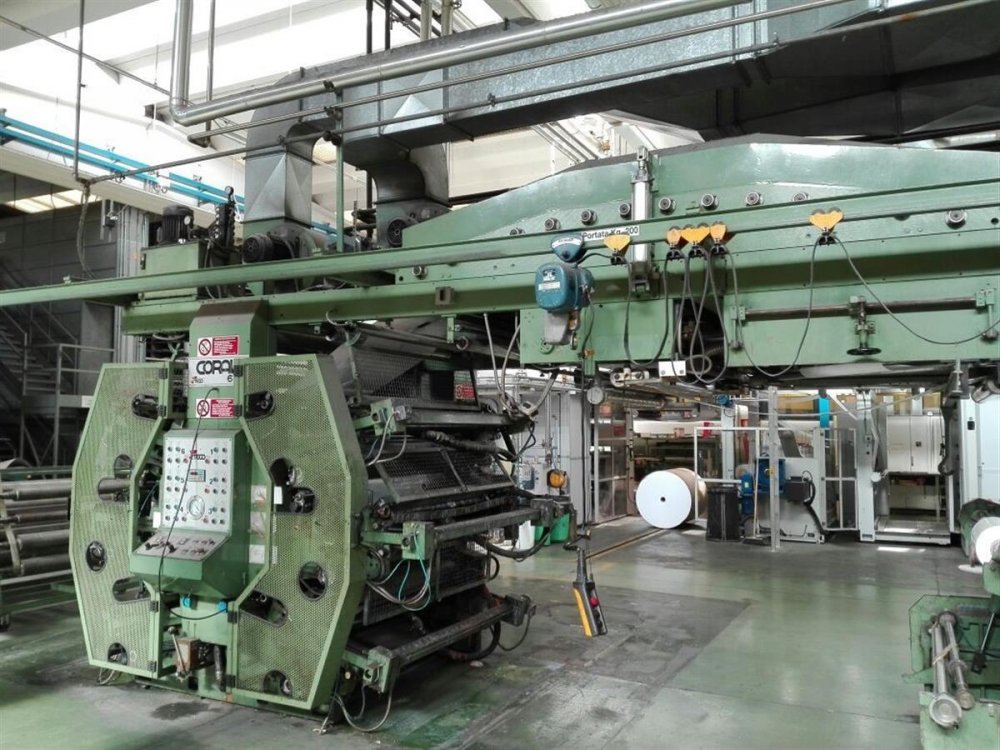 UTECO CORAL 675 RR MOD 140 Flexo printer 6 colors // Flexo CI ...