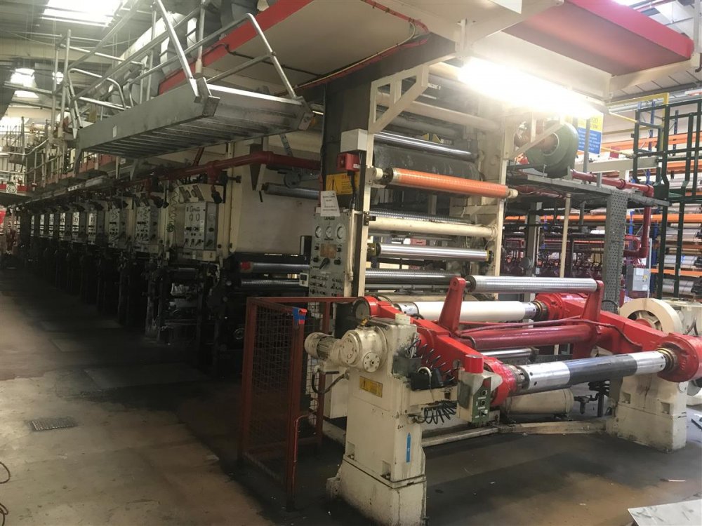 CERUTTI R148 Rotogravure press 10 colors // Rotogravure // Printing ...