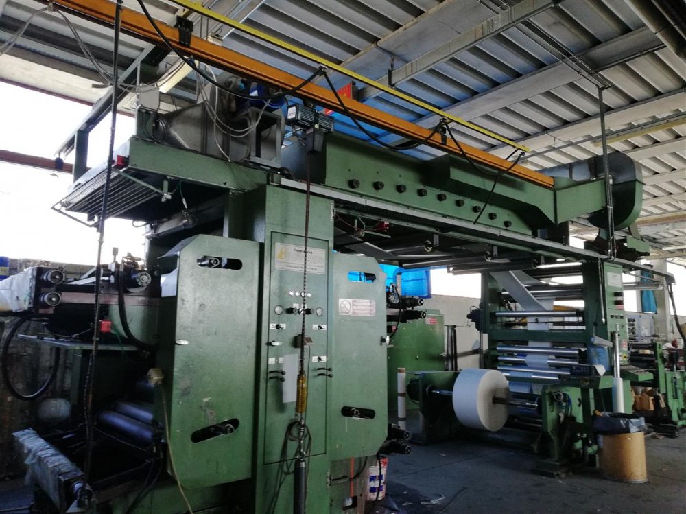 FLEXOTECNICA THEMA Flexo stack printing machine // Flexo stack ...