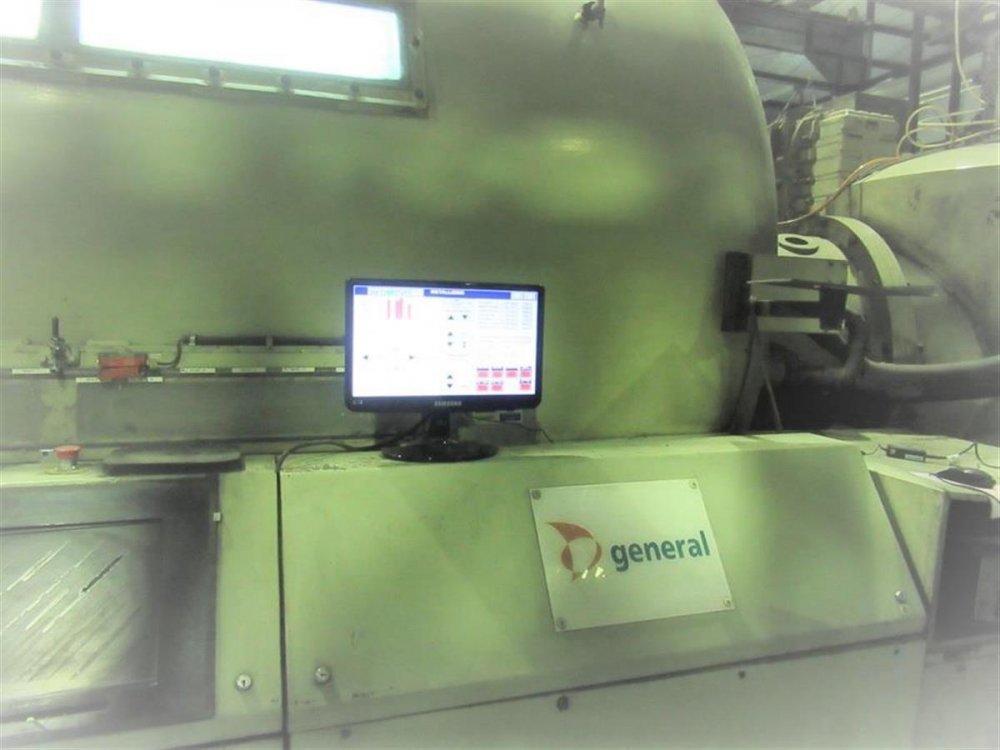 GENERAL VACUUM EQUIPMENT EHF 4-1250 Vacuum metallizer // Metallizers ...