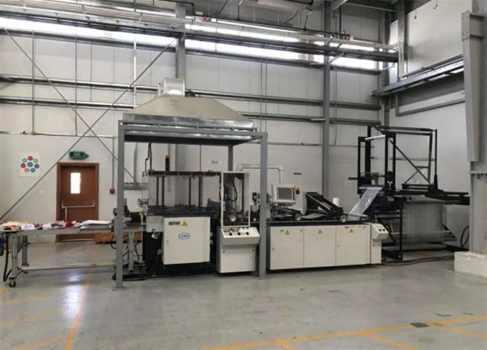 LENO CAPMAT U850 Bag making machine Open mouths // Film bag making ...