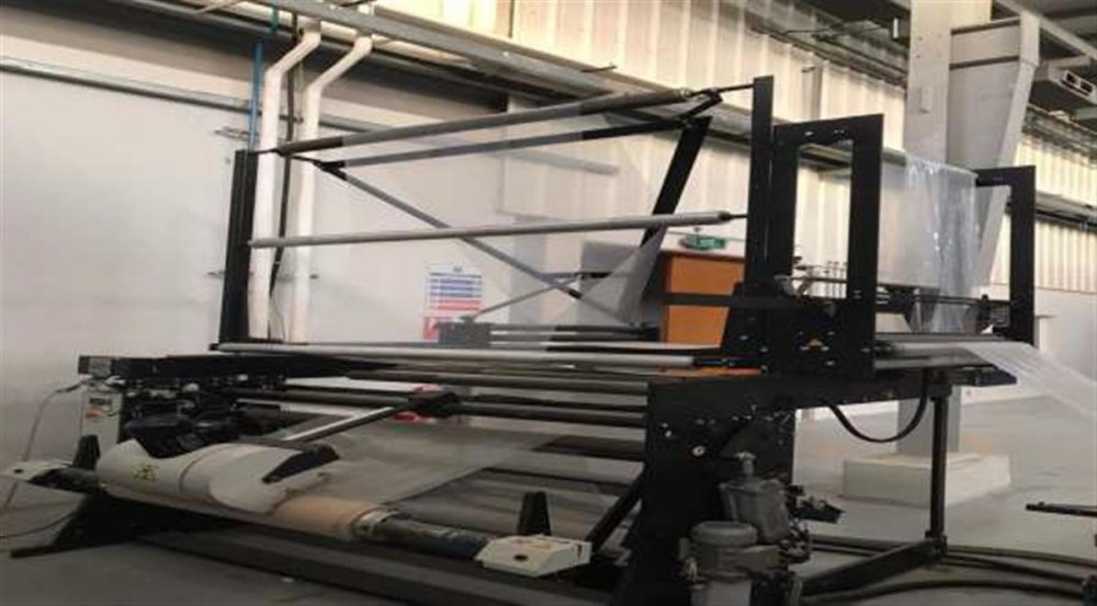 LENO CAPMAT U850 Bag making machine Open mouths // Film bag making ...