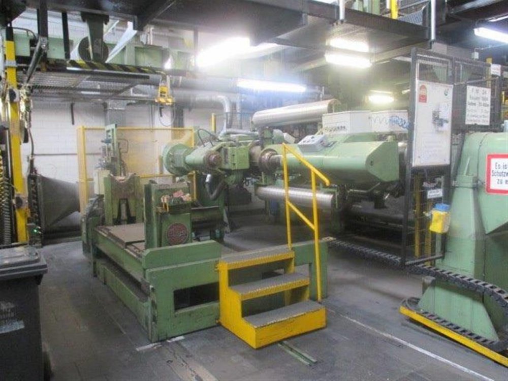 ROTOMEC/VITS 1803 Strip lacquering line Laminator / coating machine ...