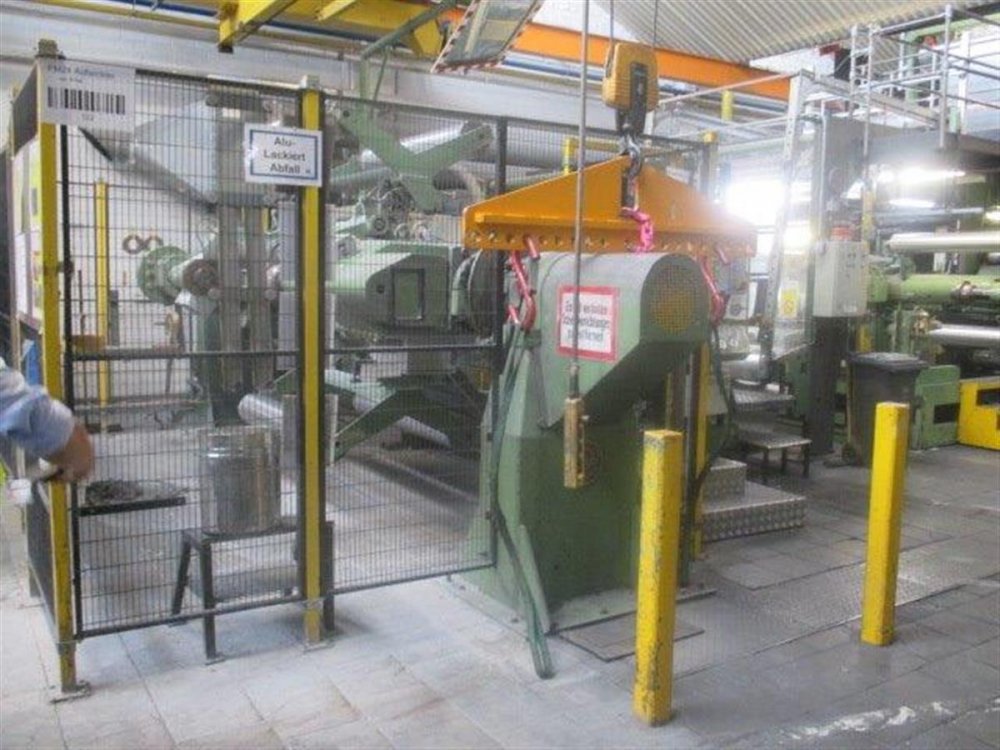 ROTOMEC/VITS 1803 Strip lacquering line Laminator / coating machine ...