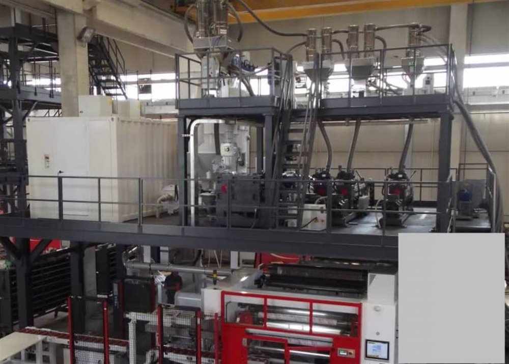 5 capas AMUT - PROVERA EASY COMPACT 1500 Maquina de extrusion // Cast ...