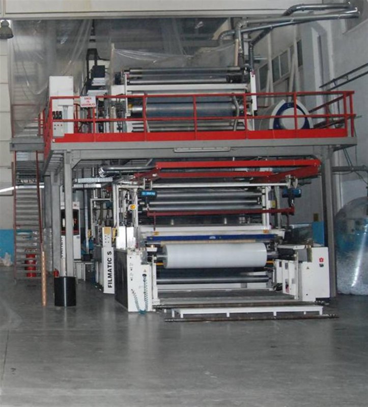 3 layers WINDMÖLLER & HÖLSCHER VAREX Blown film extrusion line // Blown ...