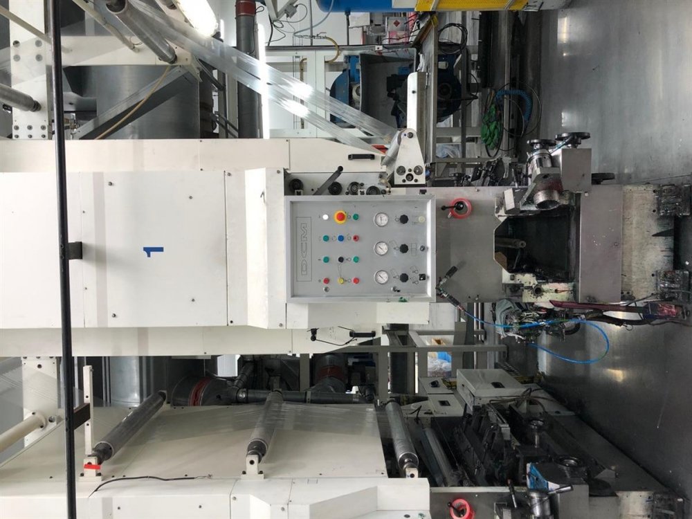 DCM H8 Gravure printing machine 8 colors // Rotogravure // Printing ...