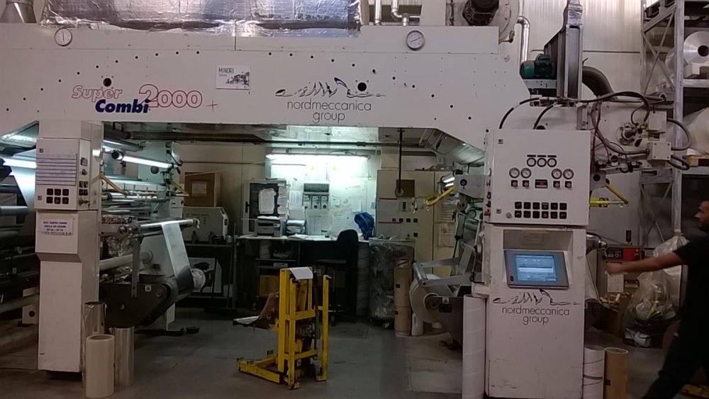 NORDMECCANICA SUPER COMBI 2000 Laminator / coating machine COMBI ...