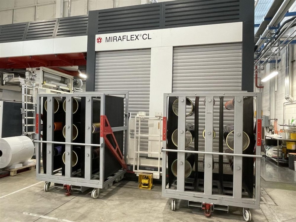 WINDMOELLER & HOLSCHER MIRAFLEX CL8 Flexo central drum printing press 8 ...