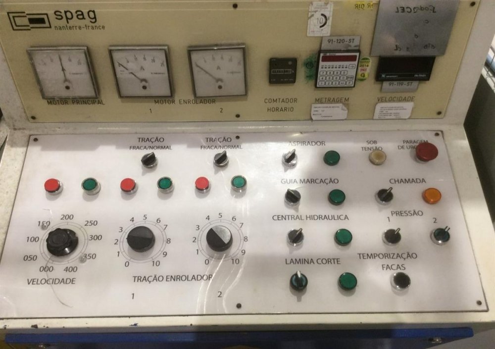 DCM SPAG Panthere slitter rewinder // Slitter rewinders // Converting machines // Used Flexo ...