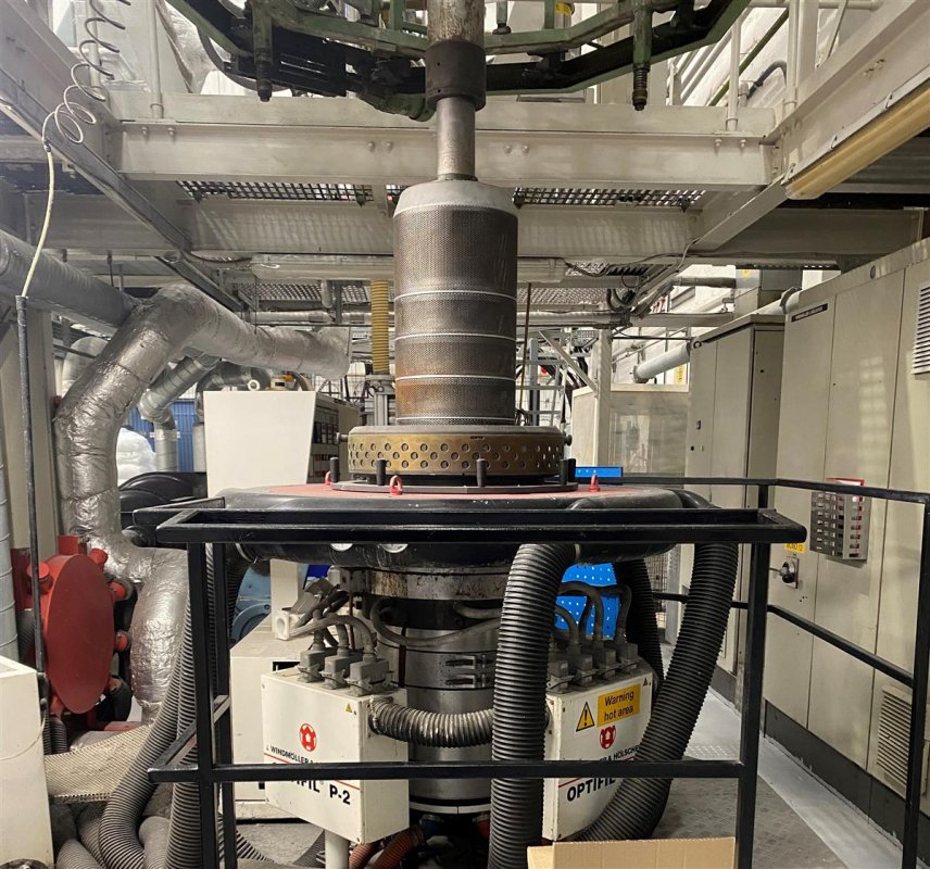 1 layers WINDMOLLER & HOLSCHER blown film plant // Blown film // Film ...