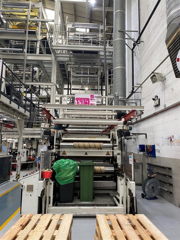 Photo Gallery // 1 layers WINDMOLLER & HOLSCHER film blowing machine ...