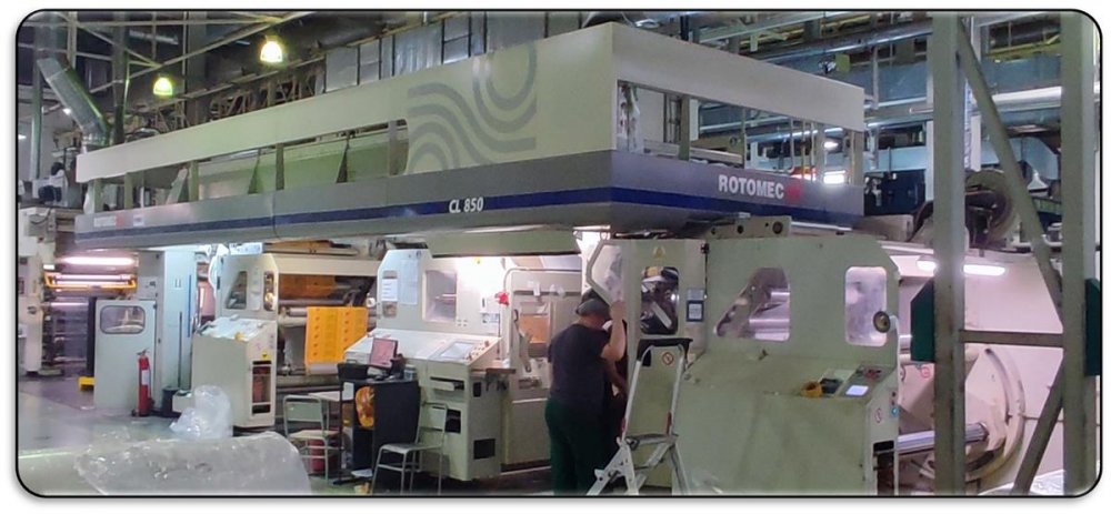 Photo Gallery // BOBST ROTOMEC CL850 Laminator / coating machine COMBI ...
