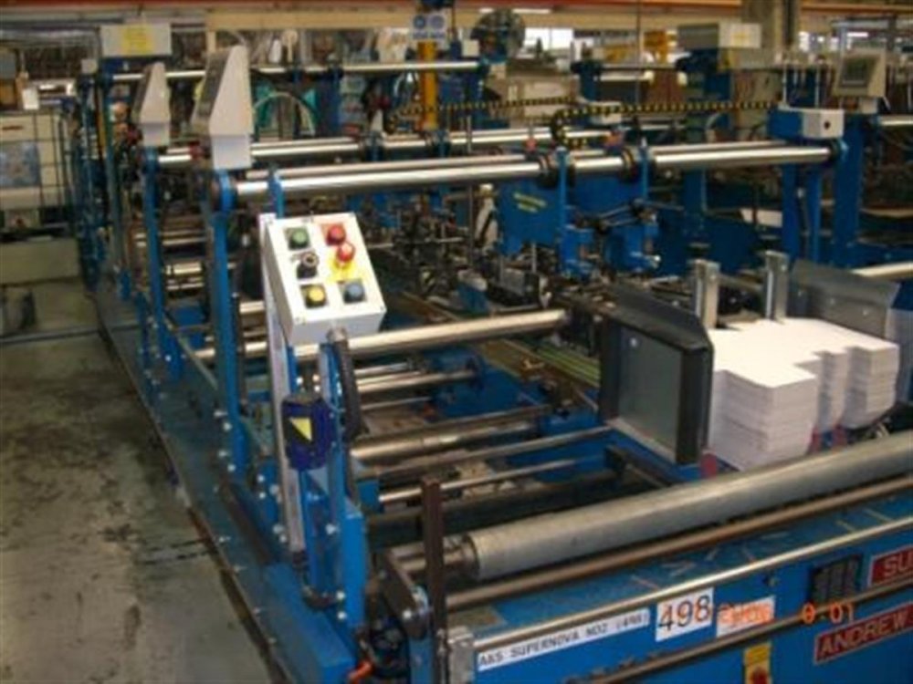 ANDREW + SUTER SUPERNOVA 1600 // Folder gluers // Corrugated paperboard ...