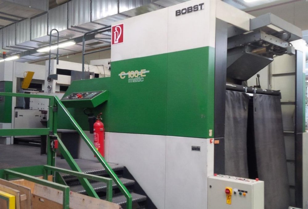BOBST SPO 160ER Amatic // Flat bed die cutters-autoplatin // Corrugated ...
