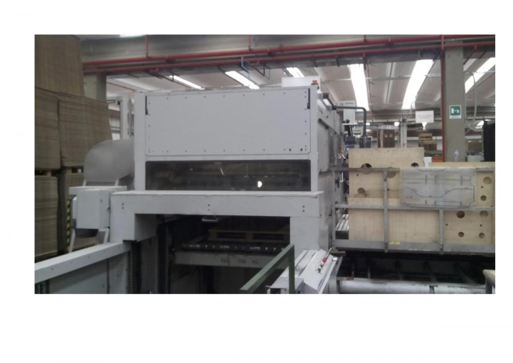 BOBST SPO 1600 // Flat bed die cutters-autoplatin // Corrugated ...