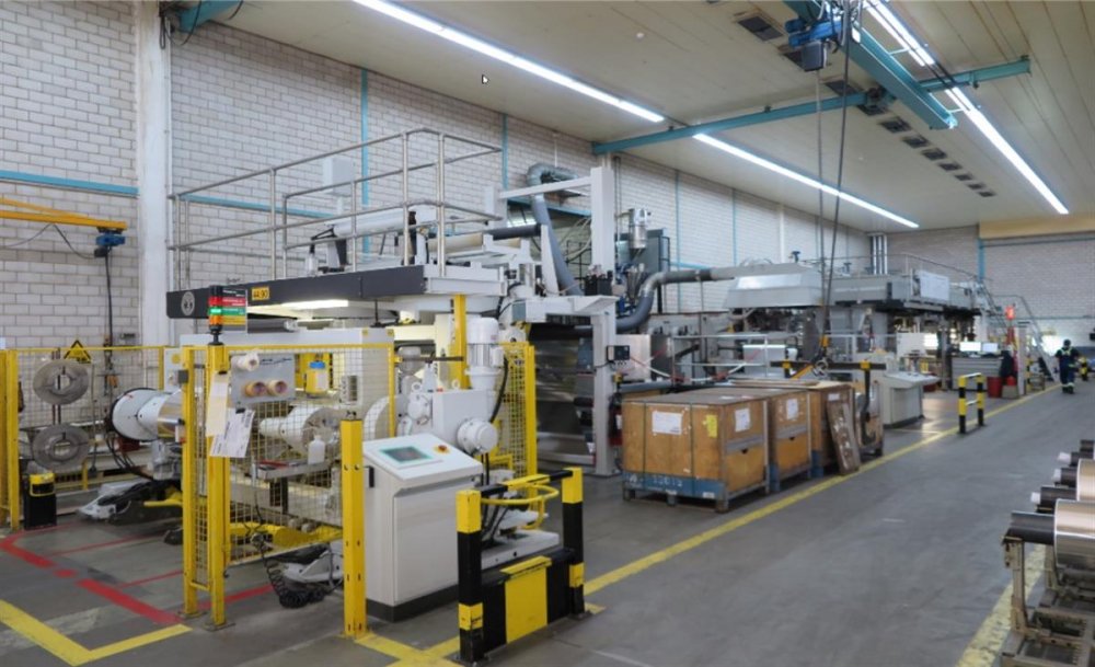 Rotomec Extrusion lamination machine // Extrusion lamination ...