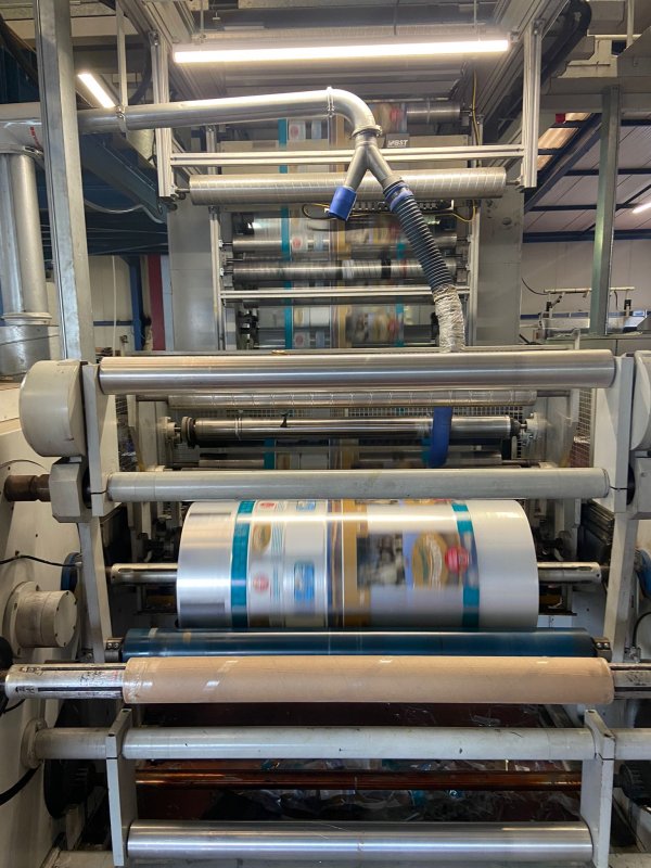 COMEXI FJ2108 CNC flexographic printing machine 8 colors // Flexo CI ...