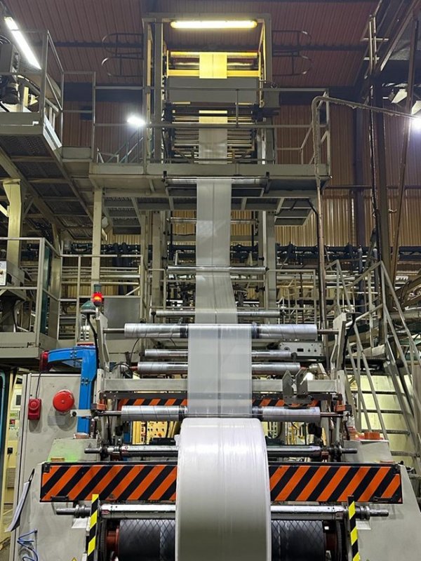 Photo Gallery // 1 layers CMG 55/30 Blown film extrusion line // Blown ...