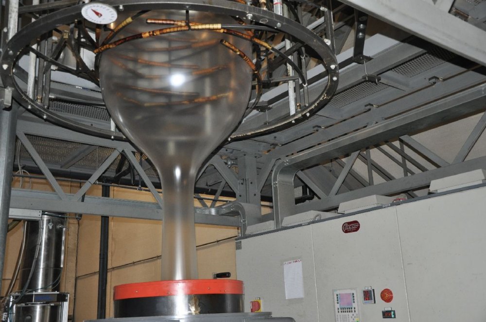 1 layers TECOM film blowing machine // Blown film // Film extrusion ...