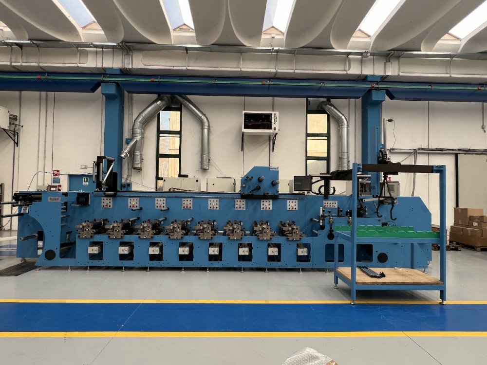 LOMBARDI FLEXOLINE 330 Impresora flexo para etiquetas // Flexo label ...