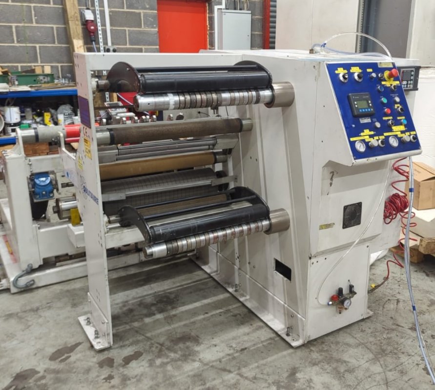ASHE Solitaire Doctoring machine slitter rewinder // Slitter rewinders ...