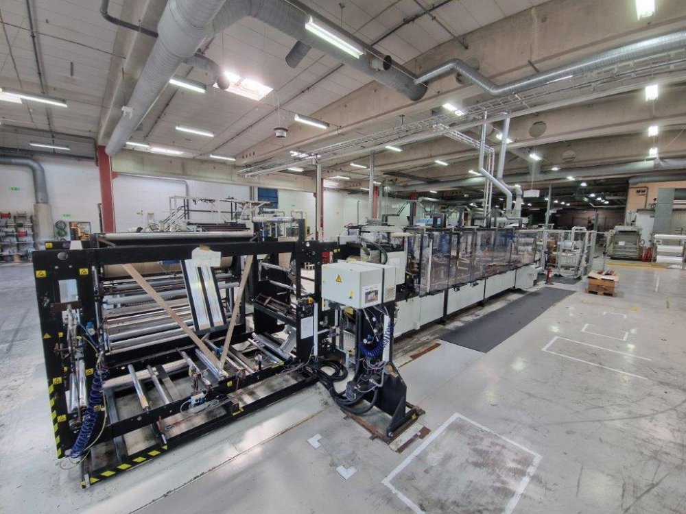 LEMO CAPmat ST-TU 850 Bag making machine Wicketers // Film bag making ...