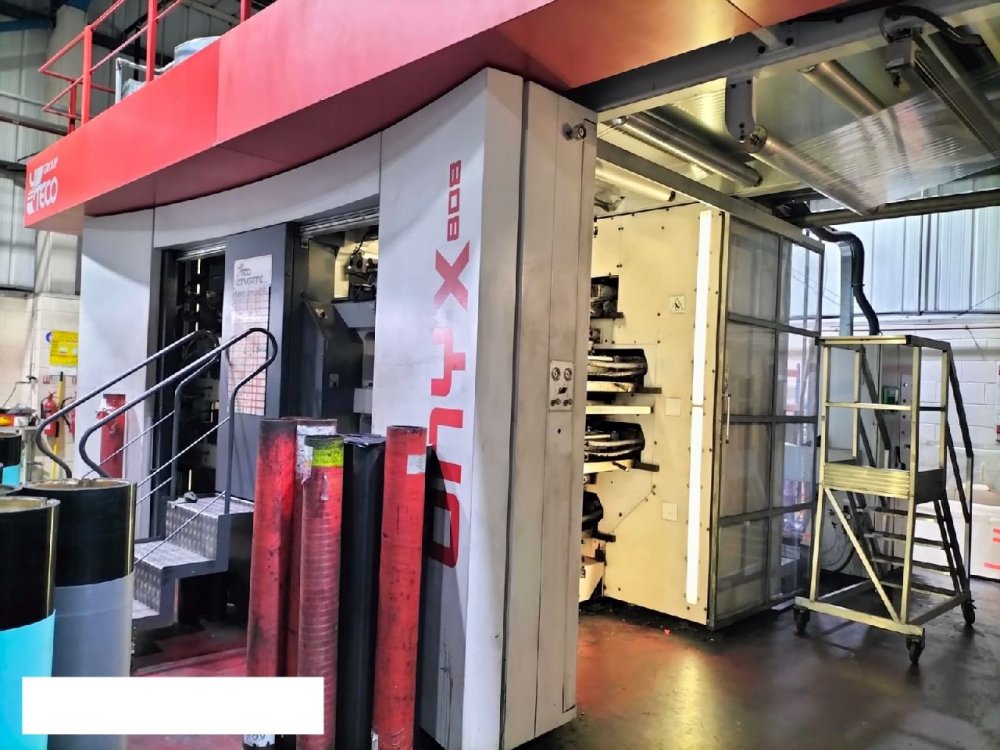 UTECO ONYX 808 Impresora Flexo 8 colores // Flexo CI // Printing machines // Máquinas usado ...