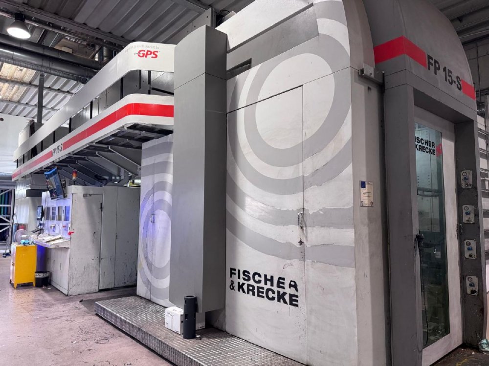 FISCHER & KRECKE FK 15 S Flexo printer 8 colors // Flexo CI // Printing ...