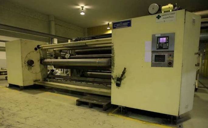 1 couches BRUCKNER - CELLIER Machine de extrusion de film BOPP / BOPET // BOPP BOPET // Film ...