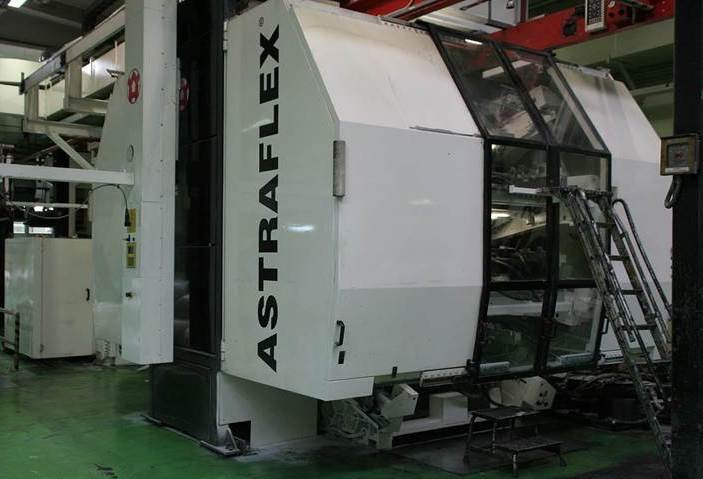 WINDMOLLER & HOLCHER ASTRAFLEX Flexo central drum printing press 8 ...