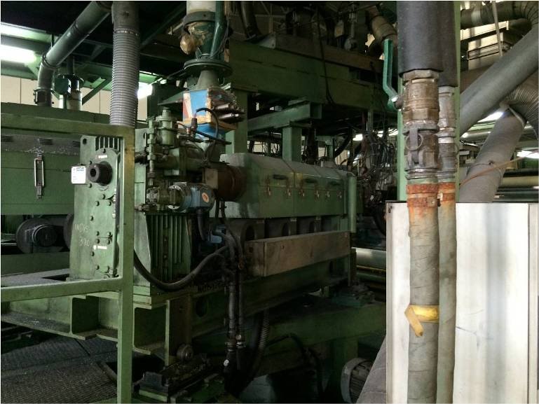 5 layers POLYTYPE Cast film machine // Cast film // Film extrusion ...