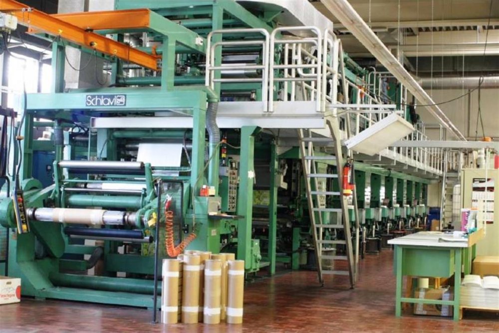 SCHIAVI CONCORDE Rotogravure press 8 colors // Rotogravure // Printing ...