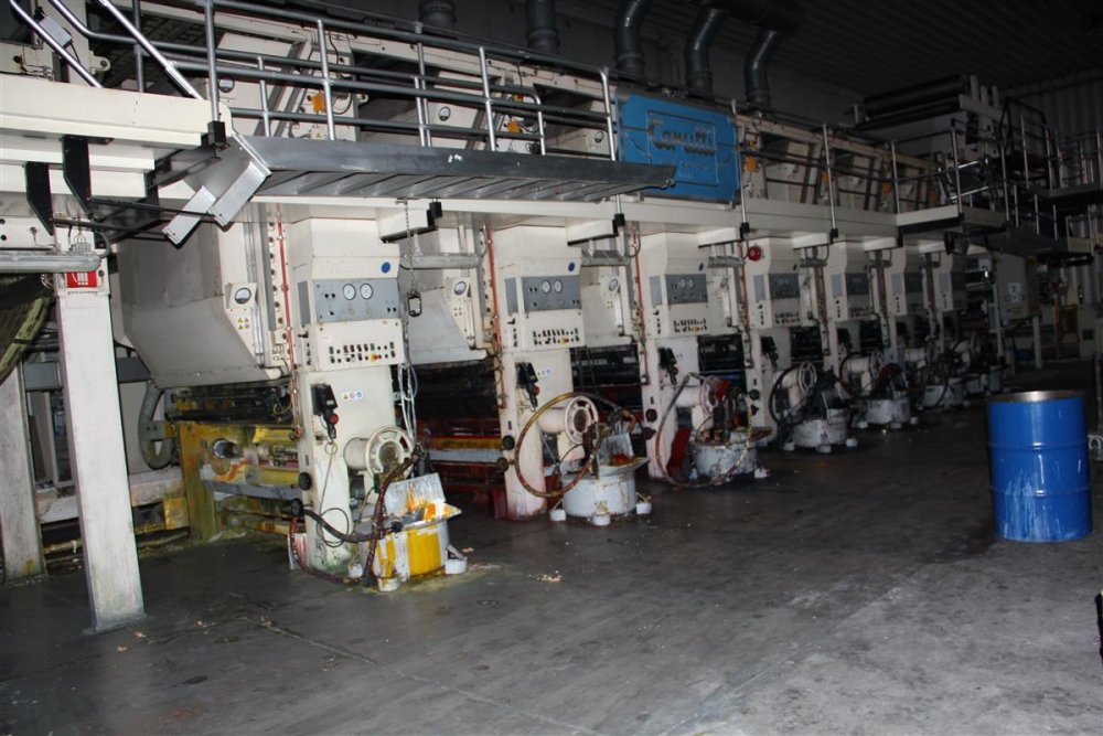 Photo Gallery // CERUTTI R931 Macchina da stampa rotocalco 10 colori ...