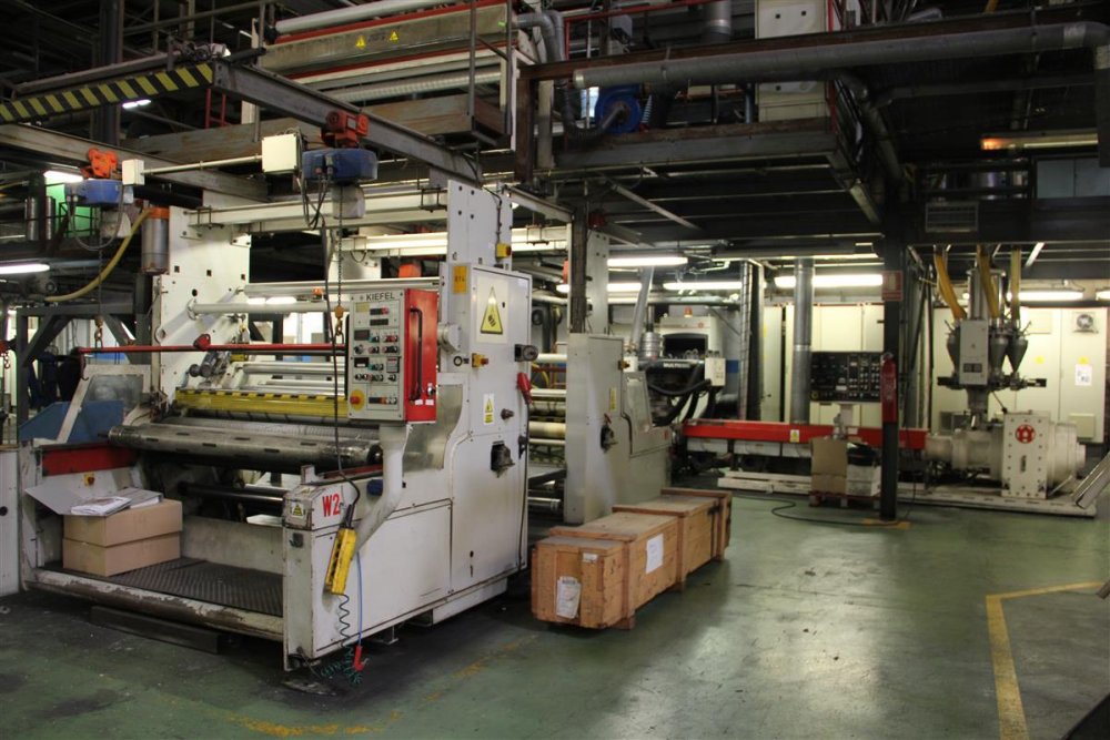 1 layers WINDMOELLER & HOLSCHER VAREX Blown film extrusion line ...