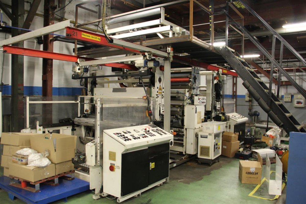 3 layers WINDMOELLER & HOLSCHER - REIFENHAUSER blown film extruder ...