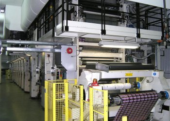 CERUTTI R 960 Rotogravure printing machine 10 colors // Rotogravure ...