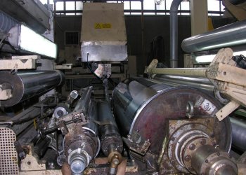 ROTOMEC DOLCI Extrusion lamination machine // Extrusion lamination ...