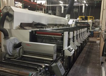 AQUAFLEX LX 3000 GONDERFLEX narrow web flexo printing machine // Flexo ...